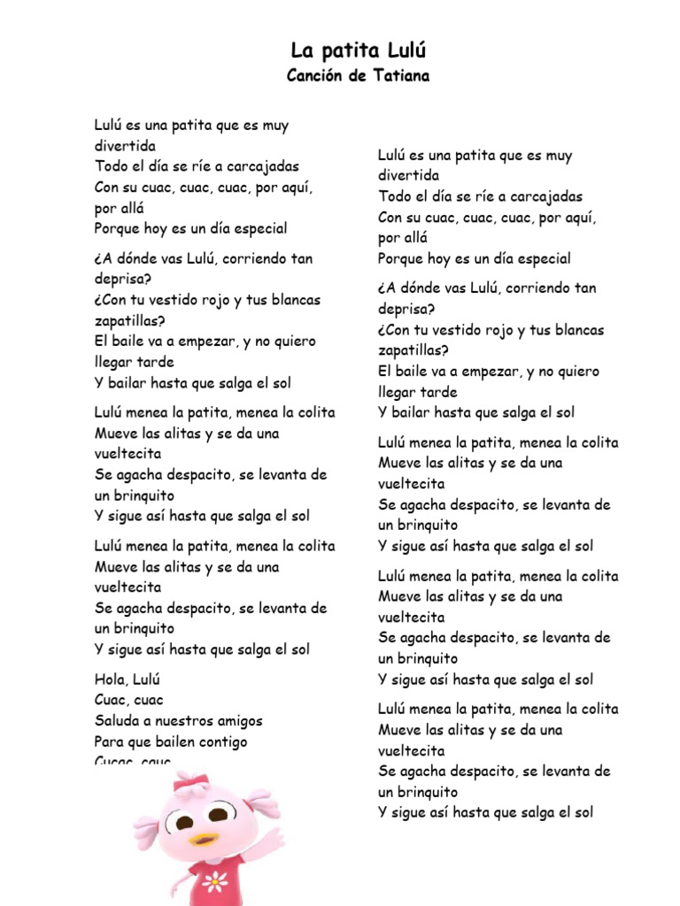La Patita Lulú | PDF
