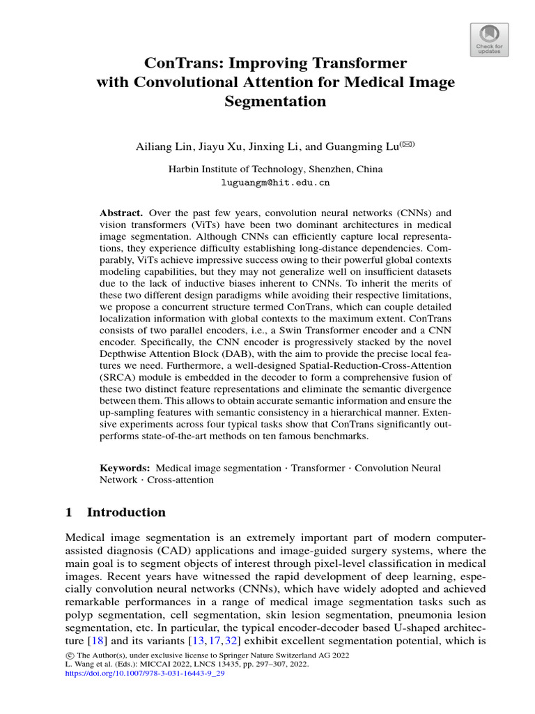 Medical Image Segmentation Tech | PDF | Teaching Methods & Materials | Computers