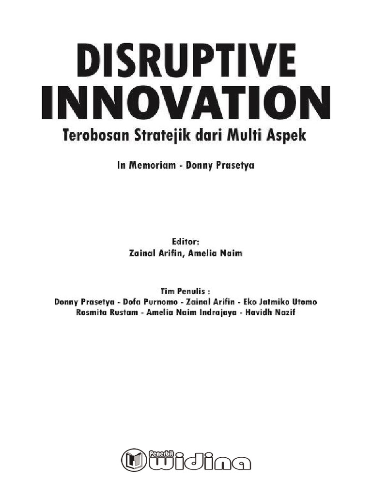 Disruptive Innovation | PDF