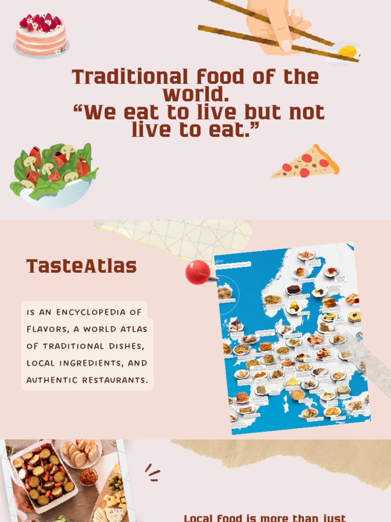 Traditional food of the world. | PDF
