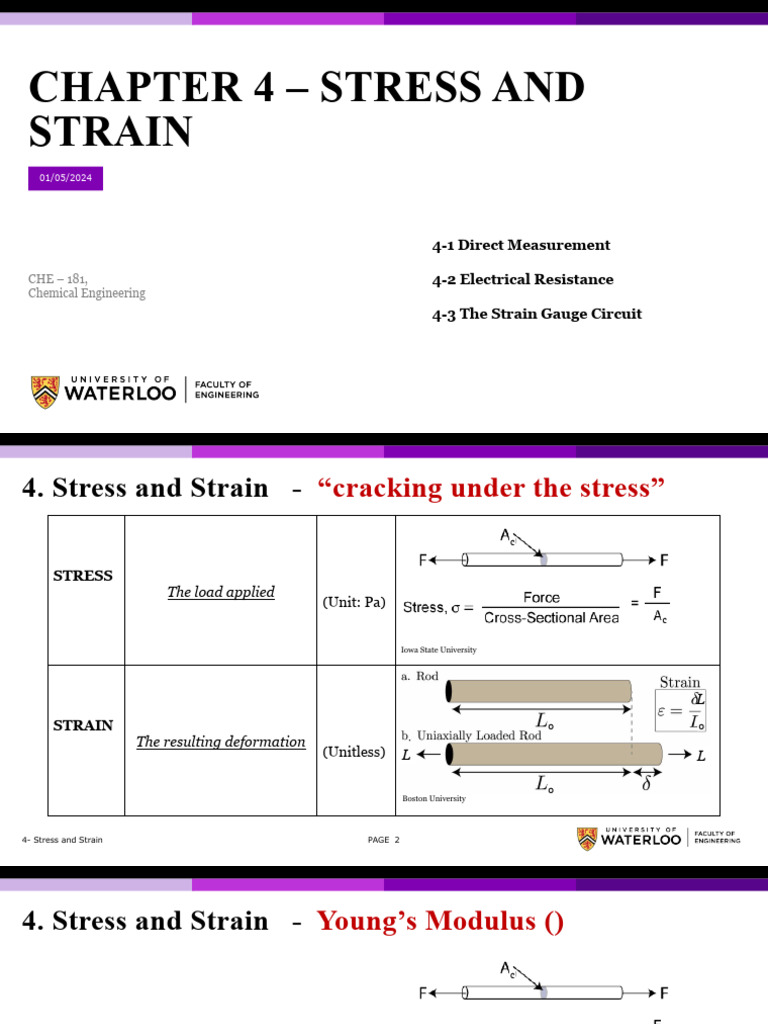 Chapter 4 - Stress and Strain - Solutions | PDF | Deformation ...