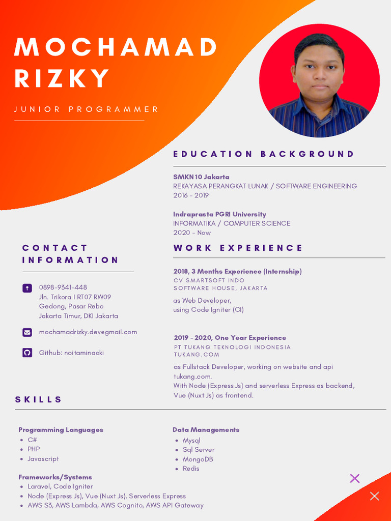 Mochamad Rizky CV | PDF