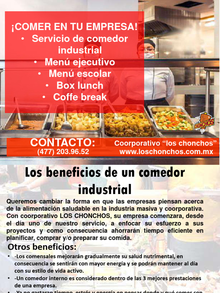 Servicios de Comedor Industrial | PDF