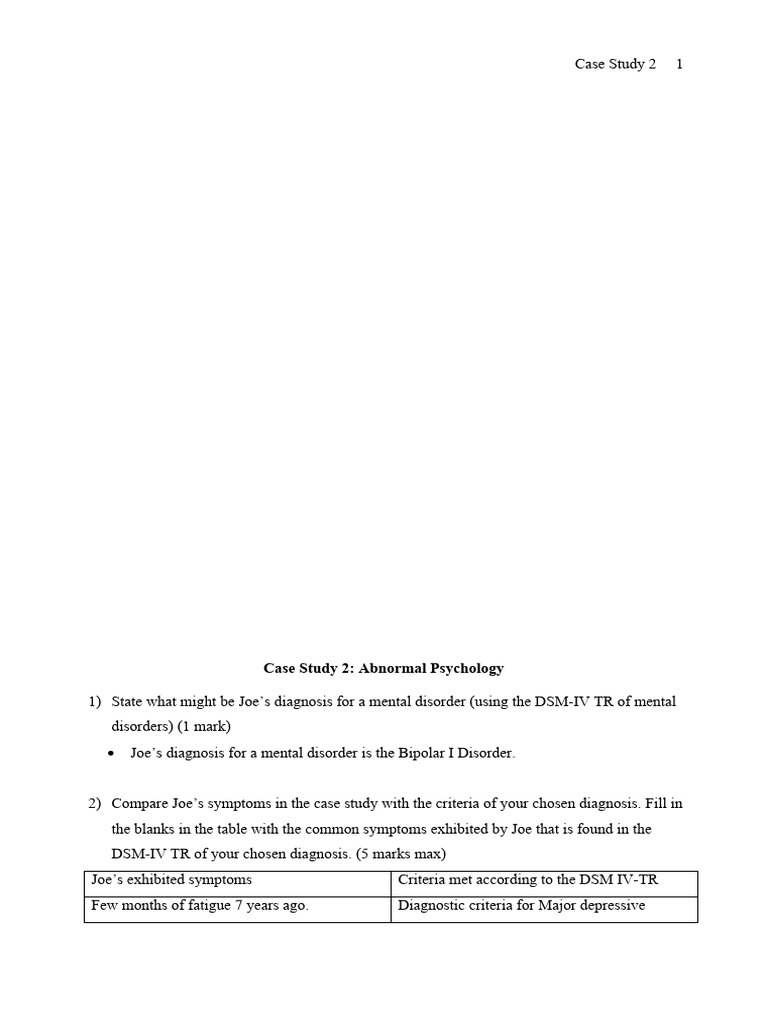 Case Study 2 Draft | PDF | Self-Improvement