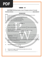 Area of Triangle: 1/2abSin(C) Worksheet | PDF | Area | Triangle