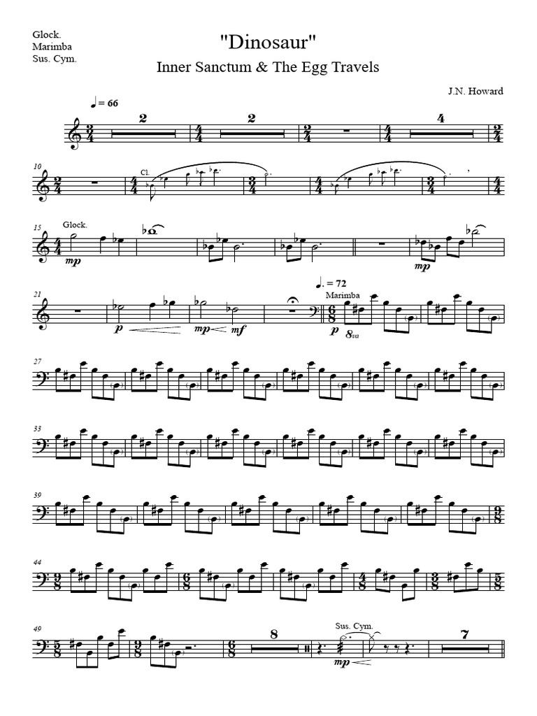 Percussion (Glock., Marimba, Sus. Cym.,) | PDF