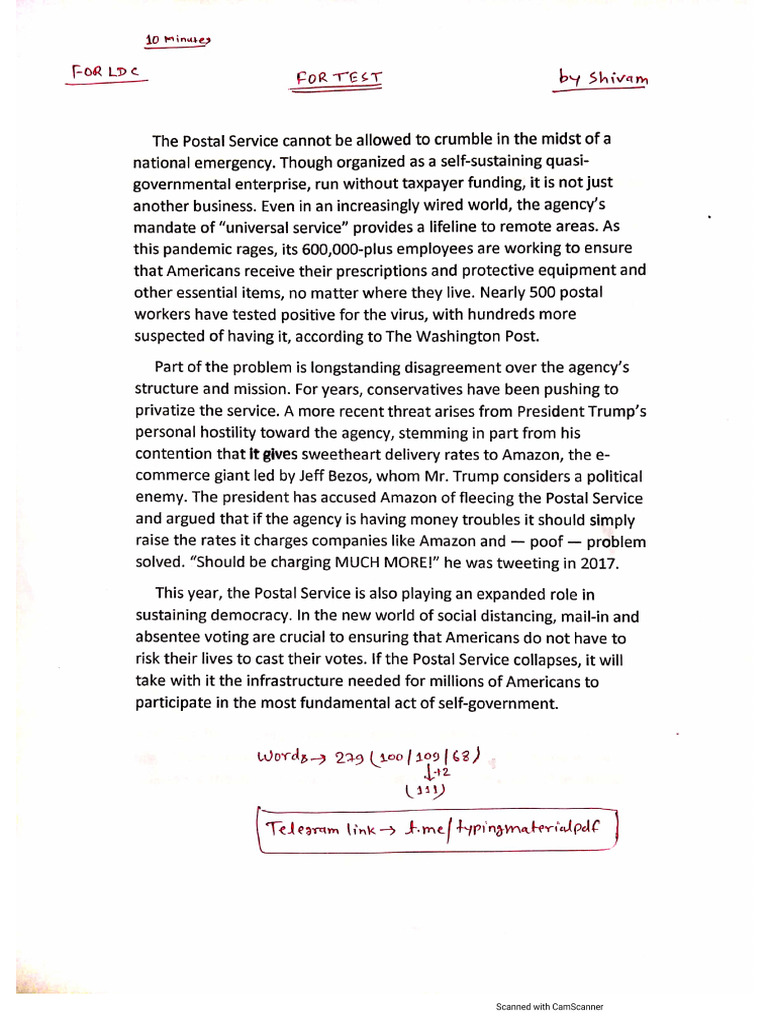 Typing Material by Shivam | PDF