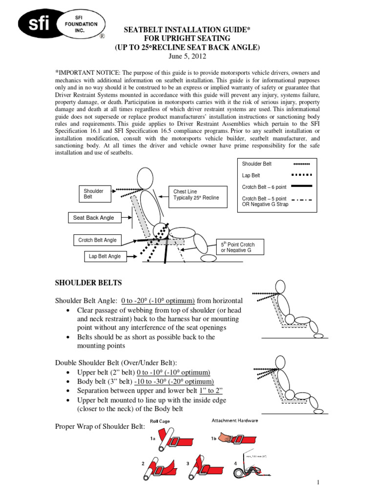 Kirkey seat belt installation guide | PDF | Seat Belt | Manufactured Goods