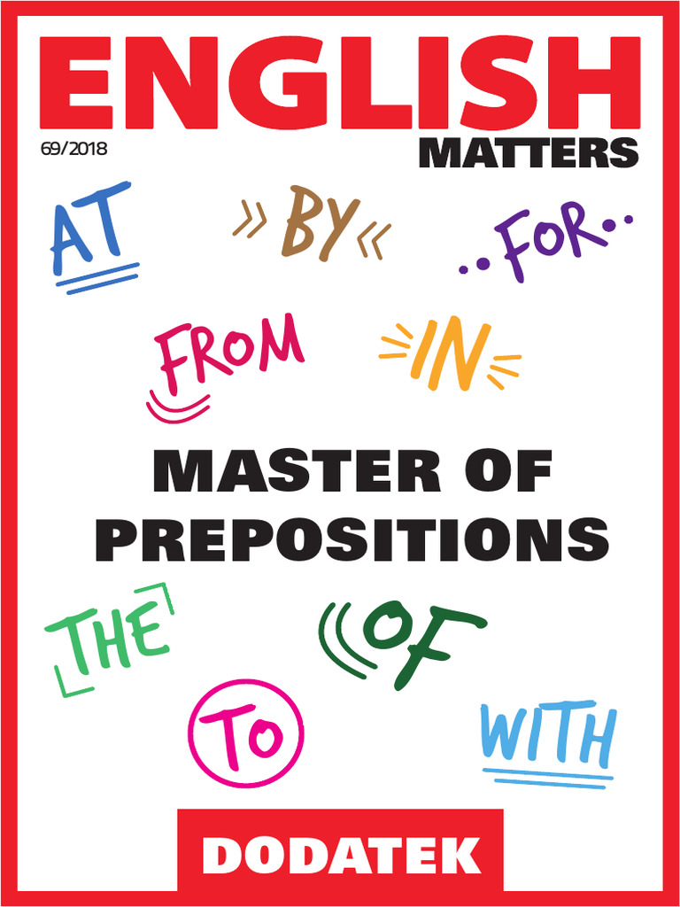 Mastering English Prepositions Guide | PDF | English Language ...