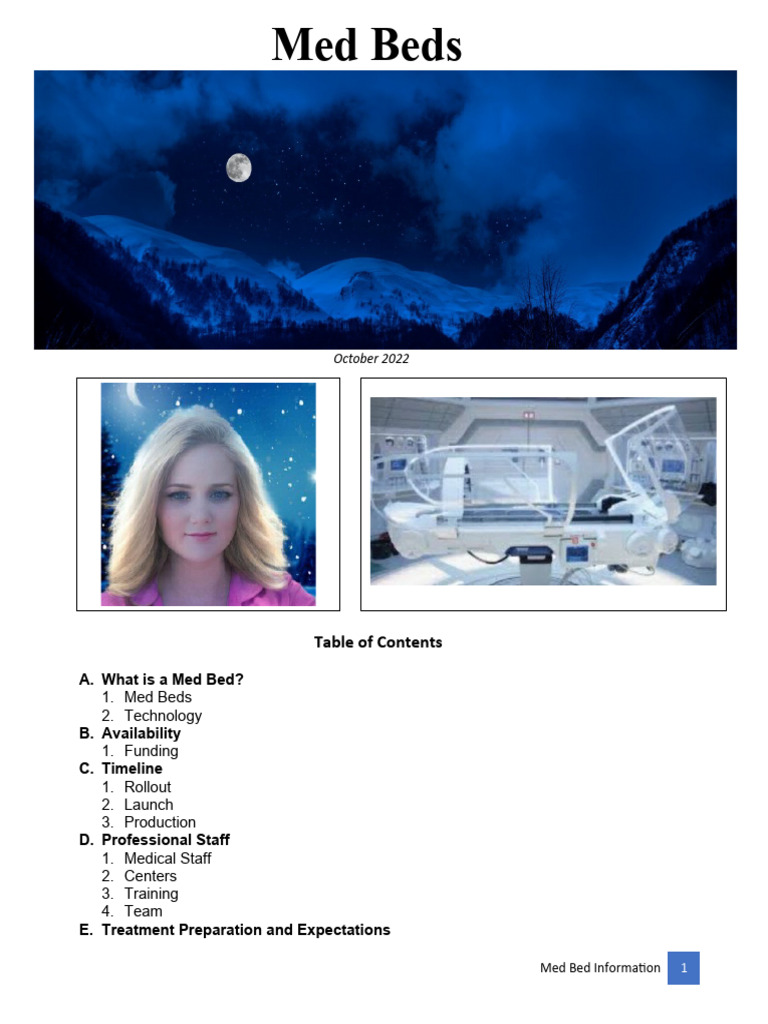 Med Beds Information | PDF