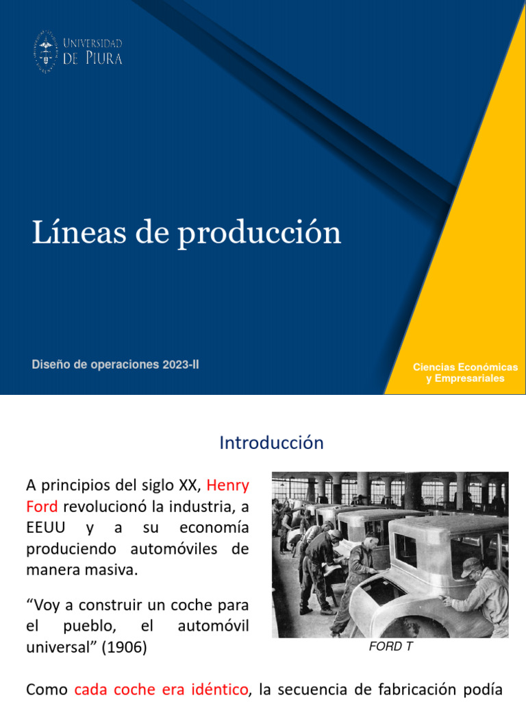 Diseño de Líneas de Producción Eficientes | PDF