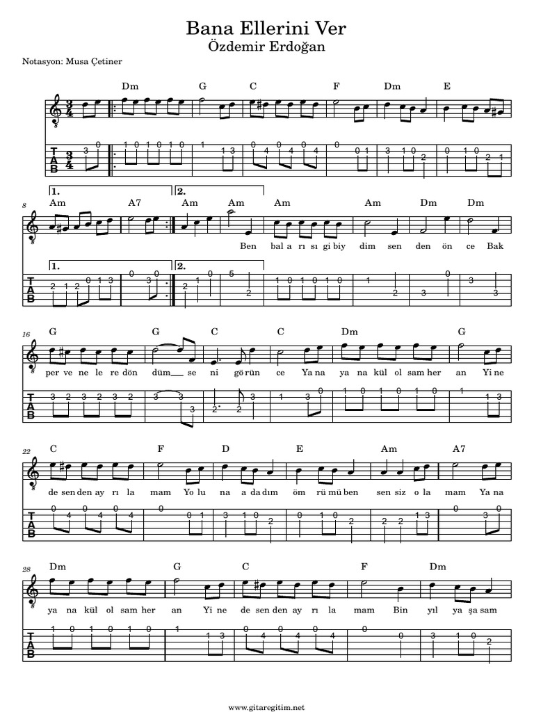 Bana Ellerini Ver | PDF