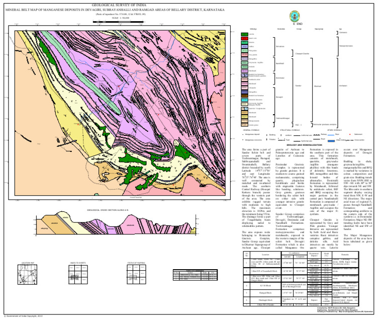 Geology map sketch | PDF