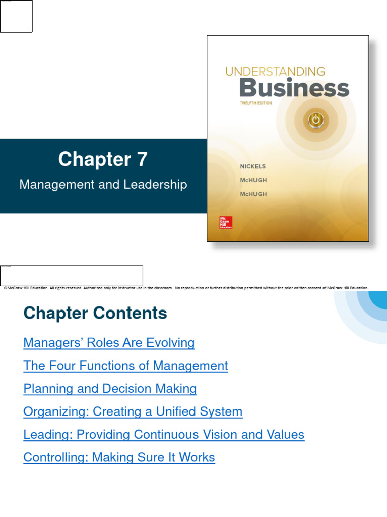 Chapter 7 MGT | PDF