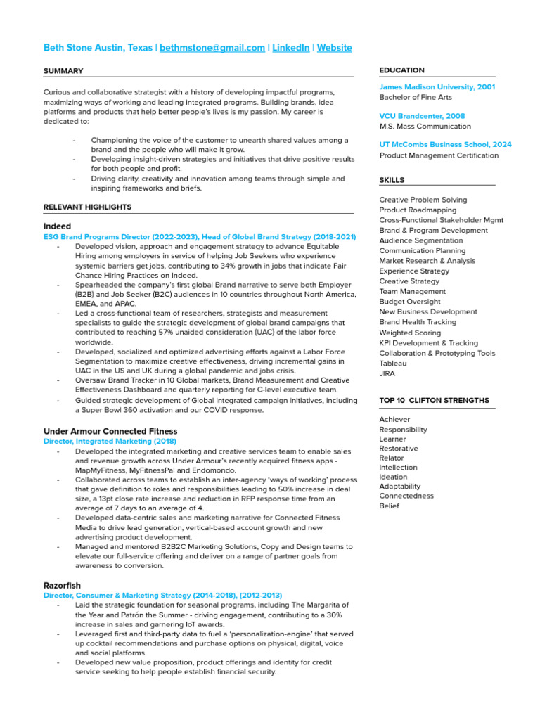 Beth Stone 2024 | PDF