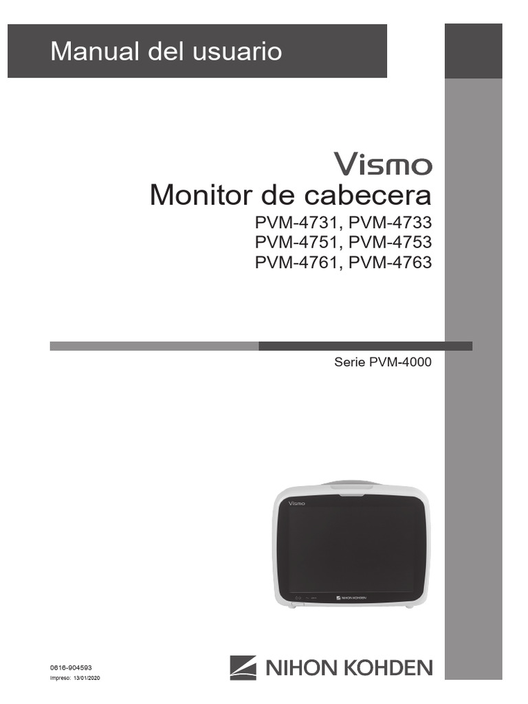 Manual de Usuario Pvm-4761 | PDF