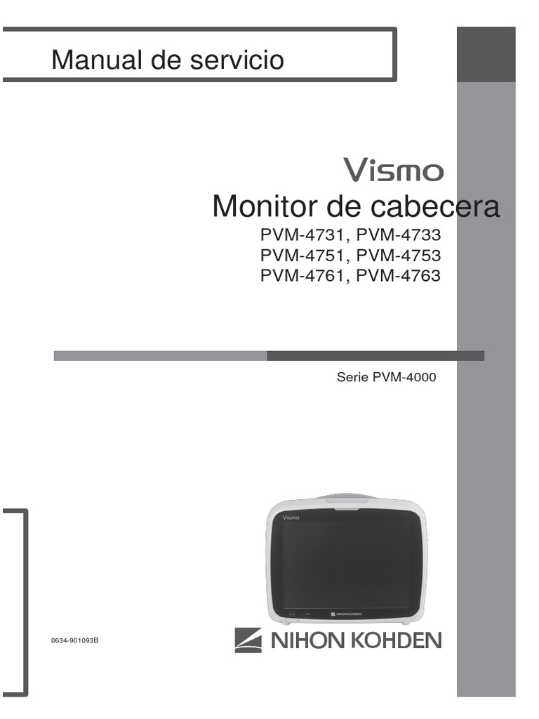 Manual de Servicio Pvm-4761 | PDF