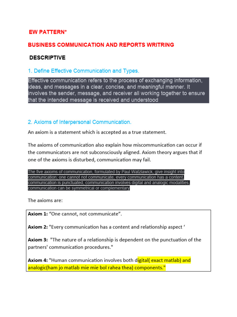 Effective Business Communication Guide | PDF