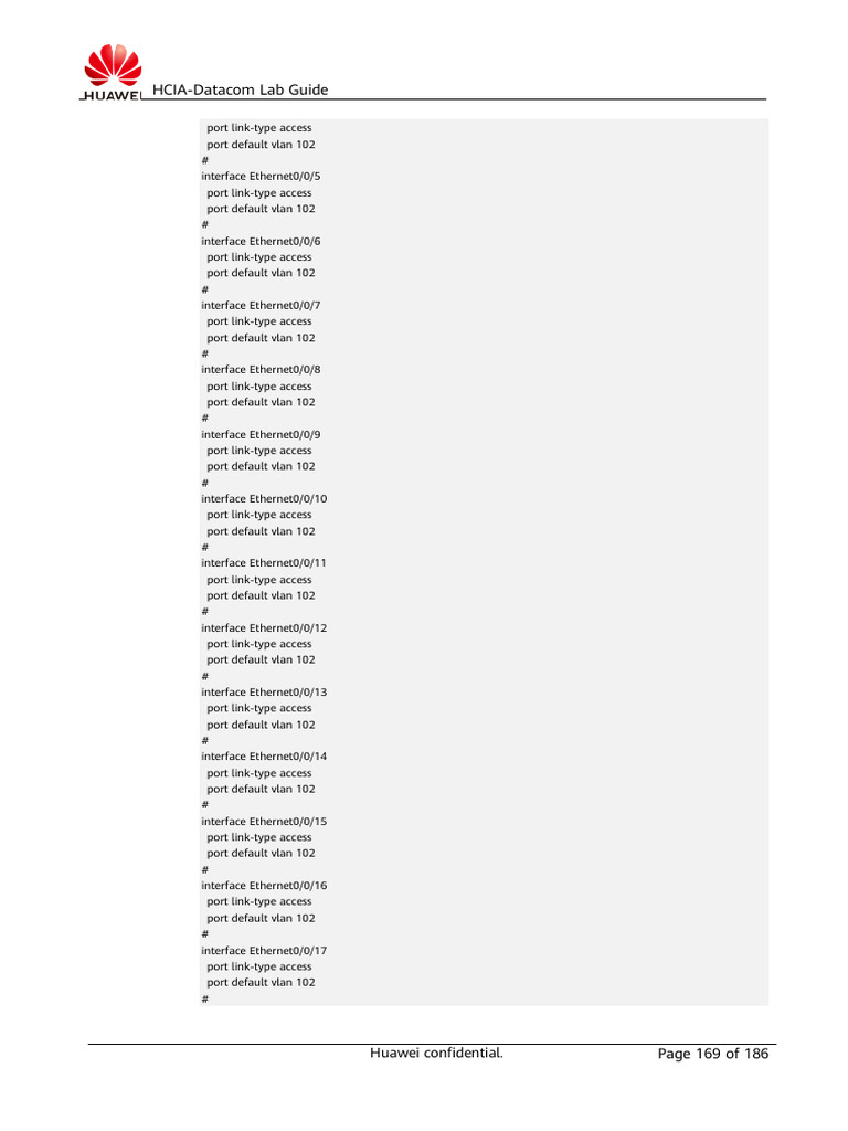 HCIA-Datacom V1.0 Lab Guide-170 | PDF
