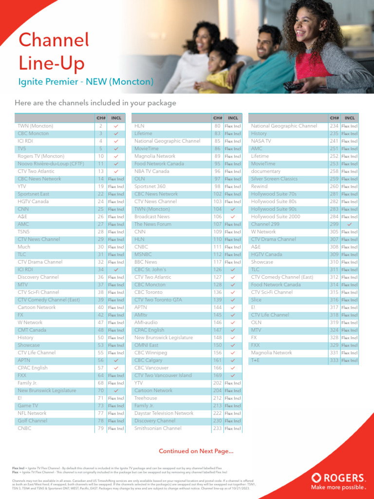 Moncton Ignite TV Channel Guide | PDF