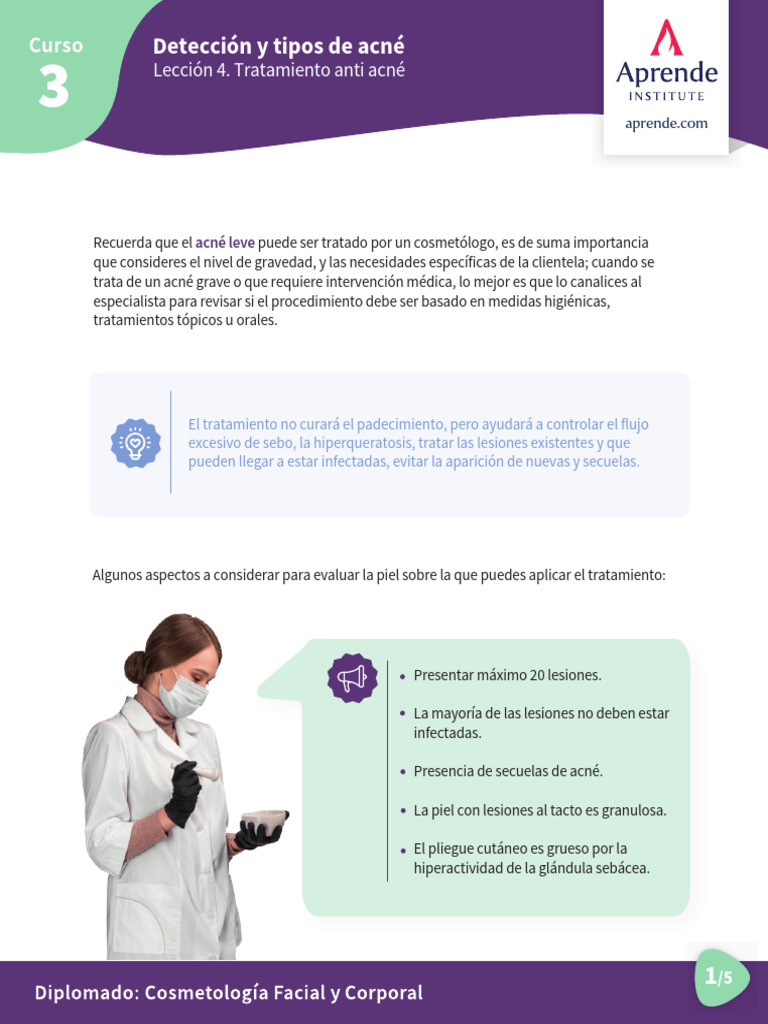 C3 L4 Tratamientoantiacne | PDF