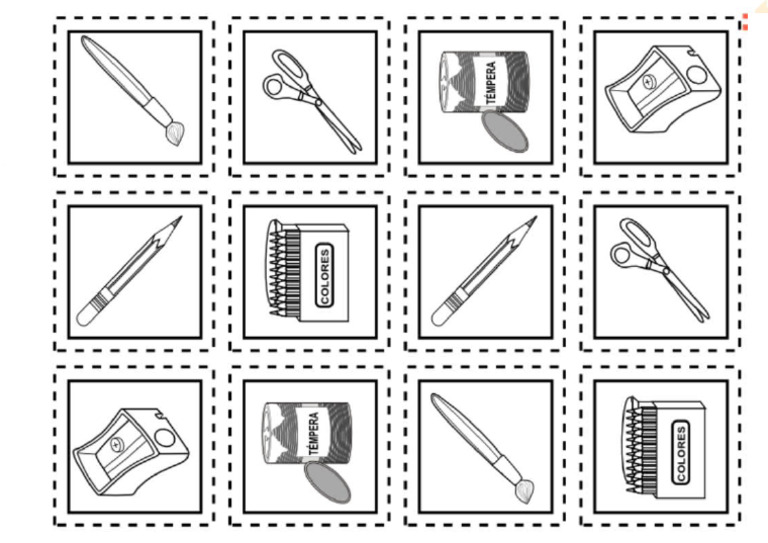 Recortes Utiles Escolares | PDF