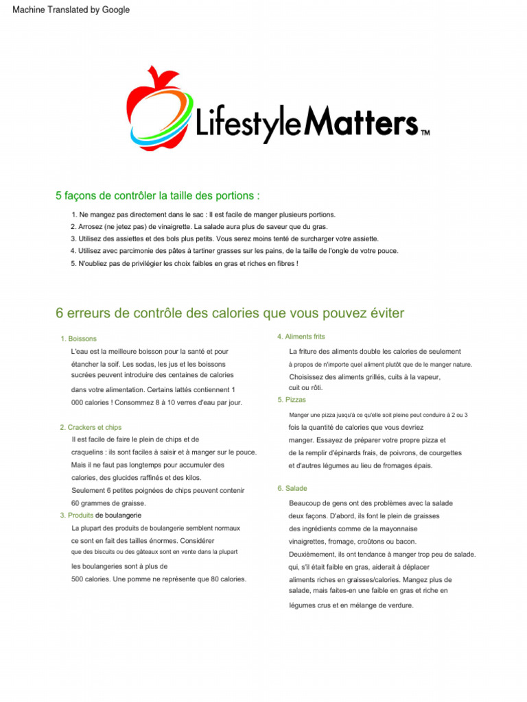 5 Ways To Control Portion Size Pdf