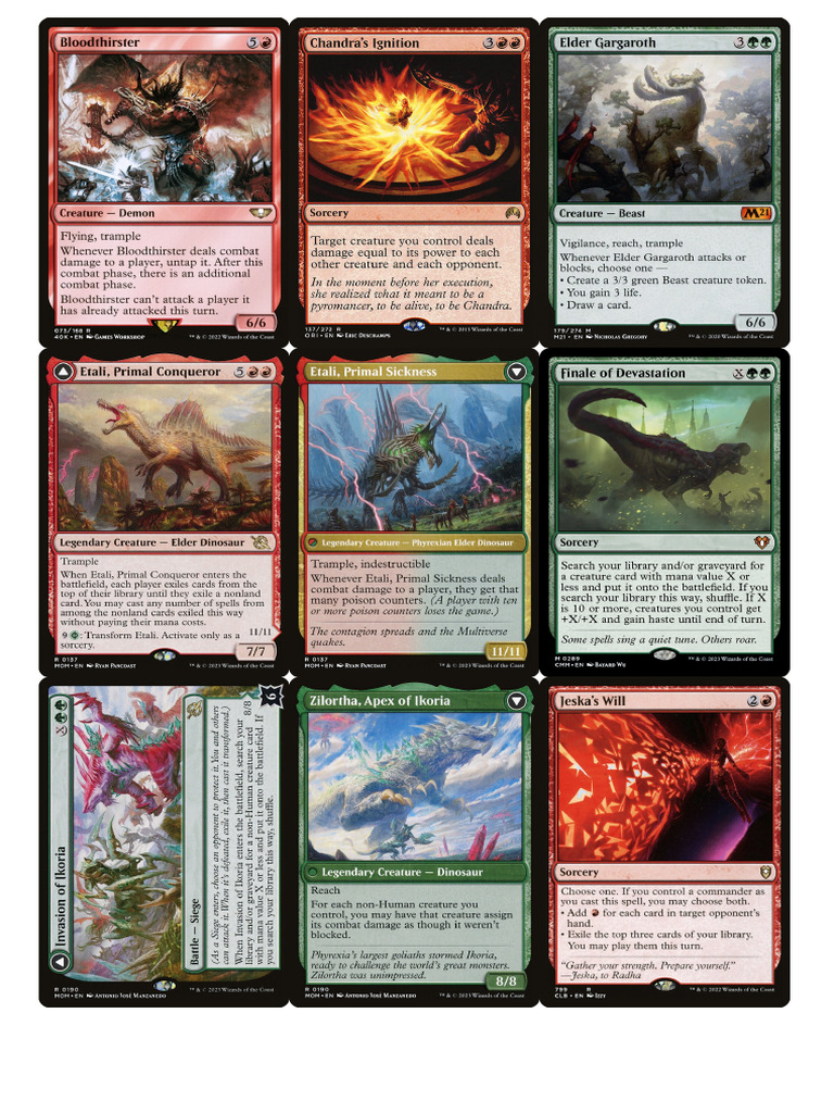 Proxies For Deck - Xen | PDF