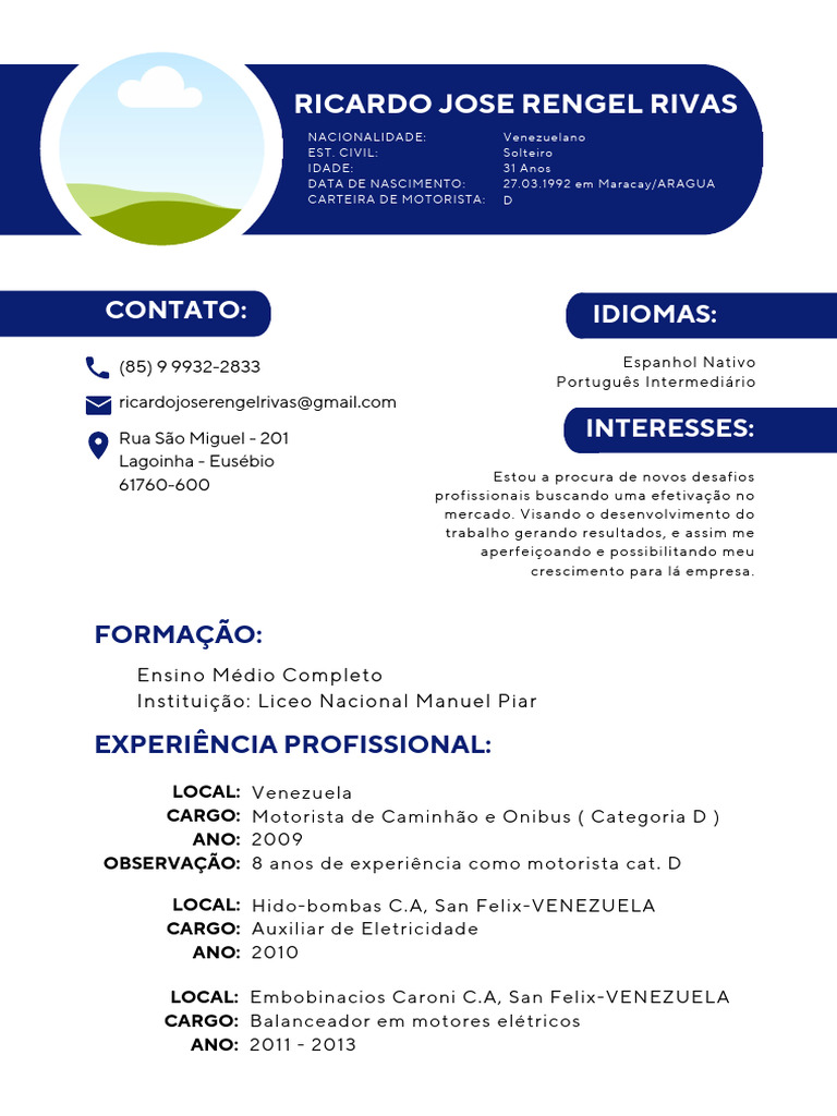 Curriculo Ricardo | PDF