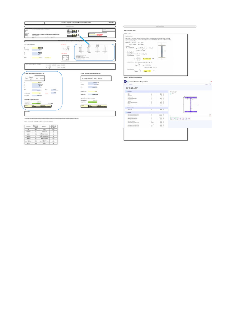 Memória de Calculo Flambagem Final 05jan23 | PDF