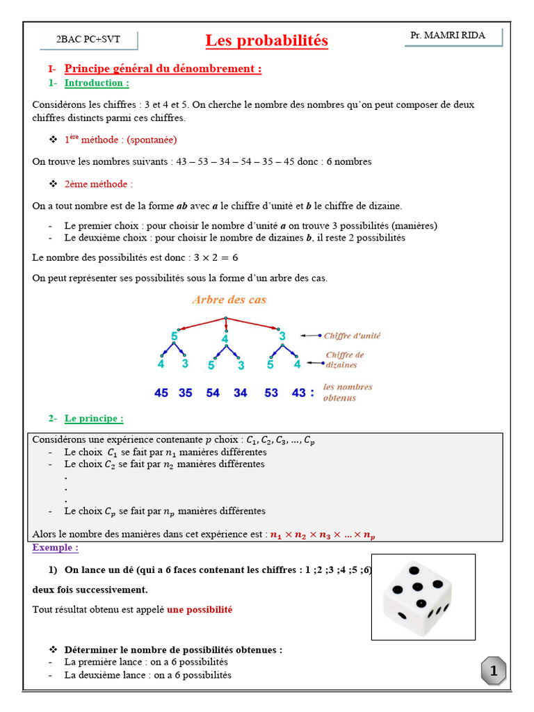 Cours Probabilités | PDF