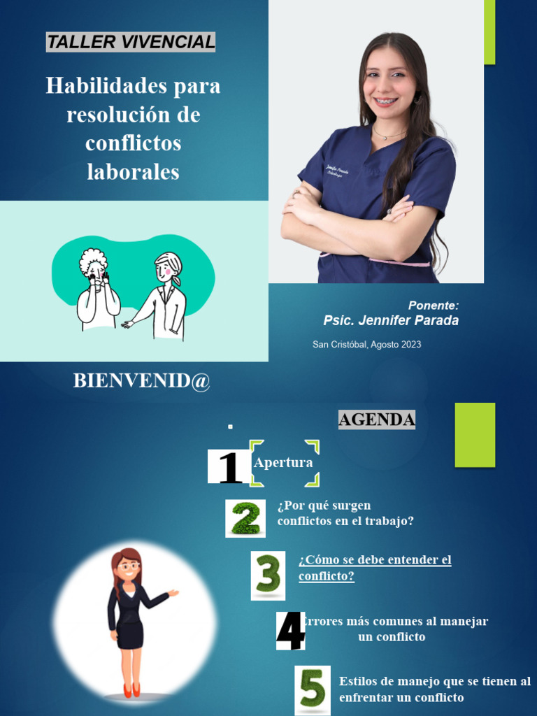 Taller Resolución de Conflictos | PDF | Conflicto (proceso) | Ciencias del comportamiento