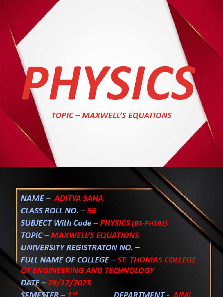 Aditya Saha 56 Aiml Physics | PDF
