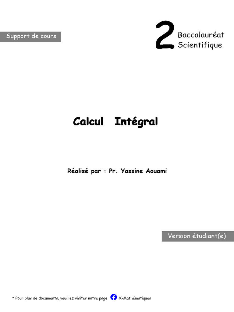 Copie de 09.calcul Integral | PDF