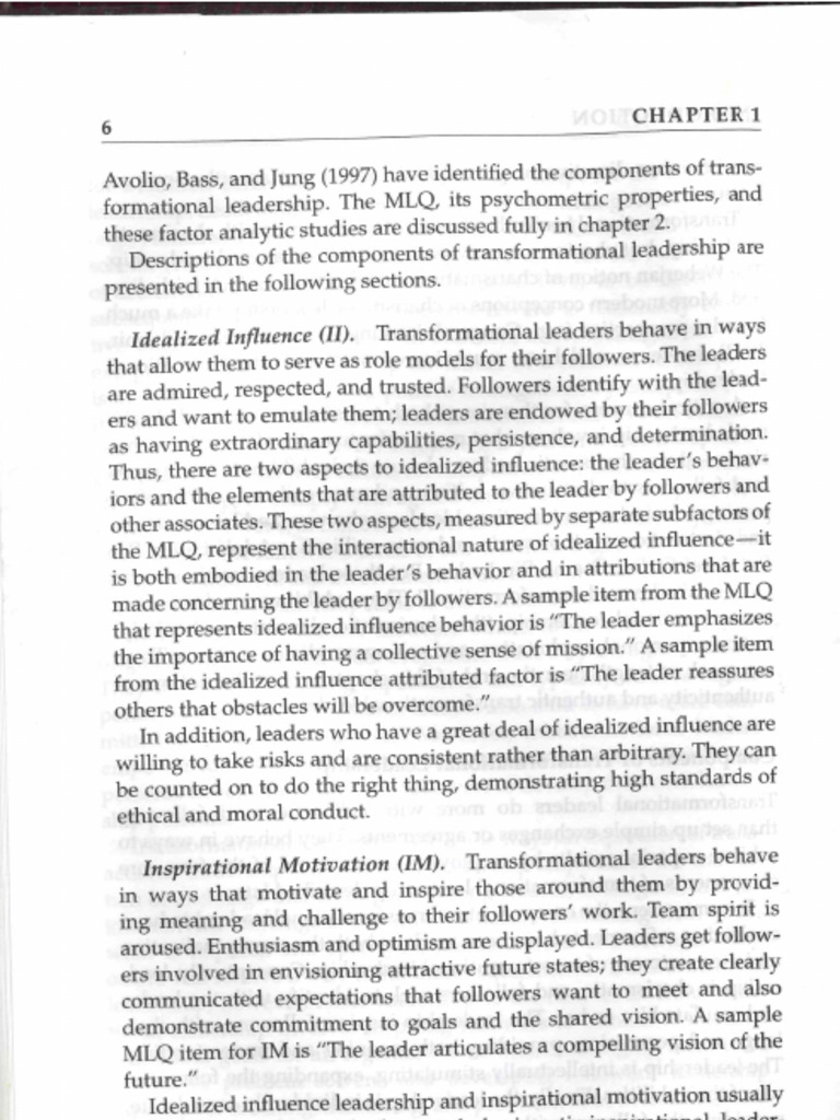 1 Bass & Riggio (2006) Transformational Leadership (1) - 6-10 | PDF
