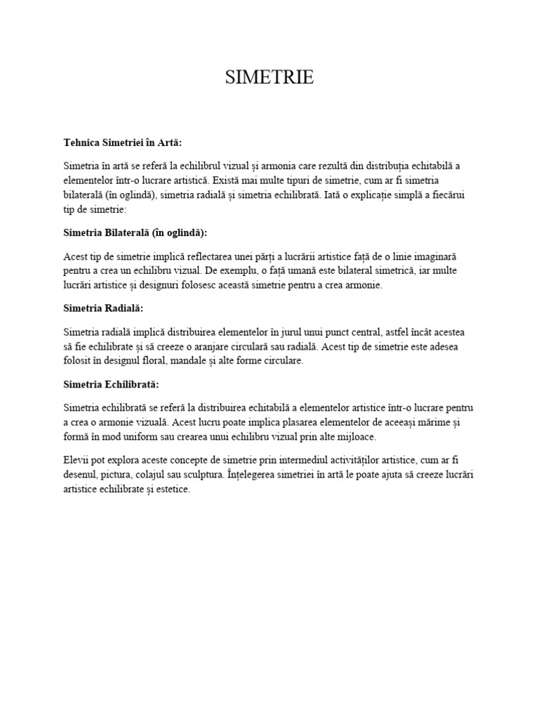 SIMETRIE | PDF
