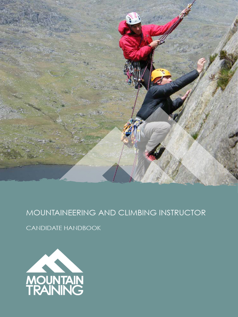 Mountaineering and Climbing Instructor Guide | PDF | Career & Growth ...