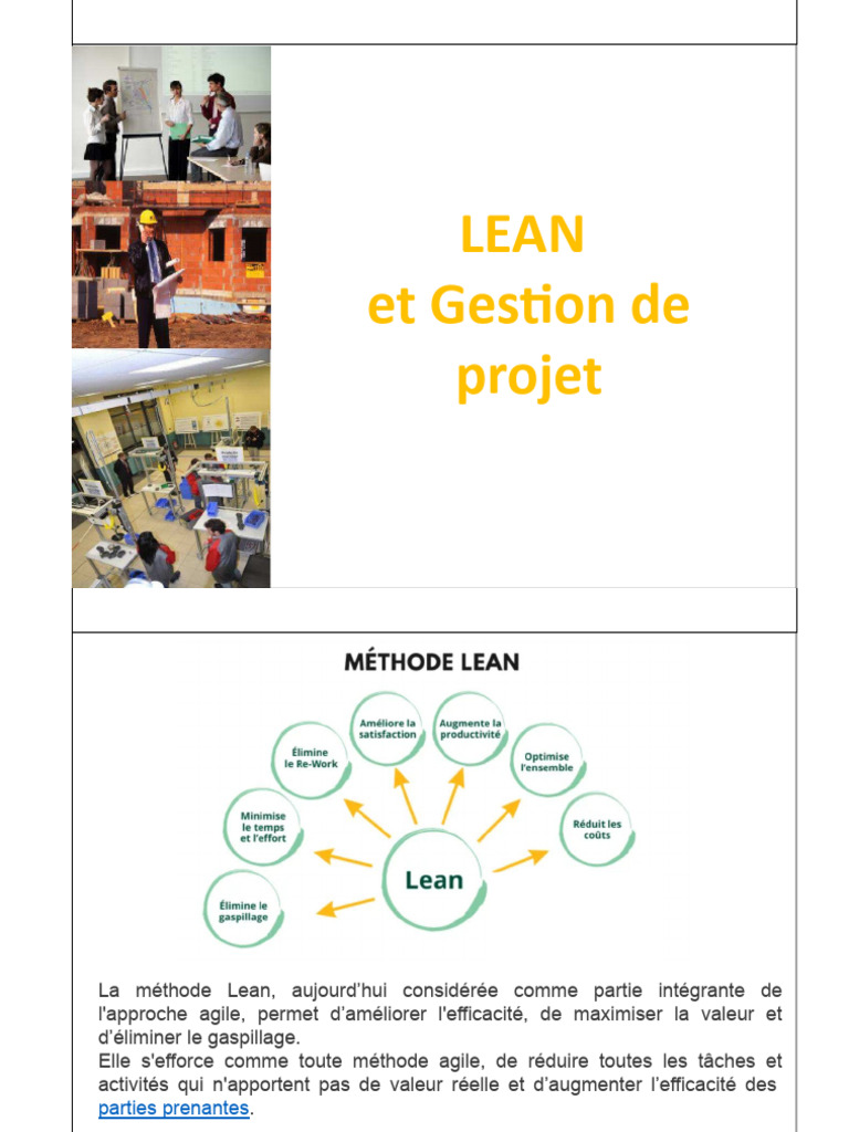 Lean Et Gestion de Projet | PDF