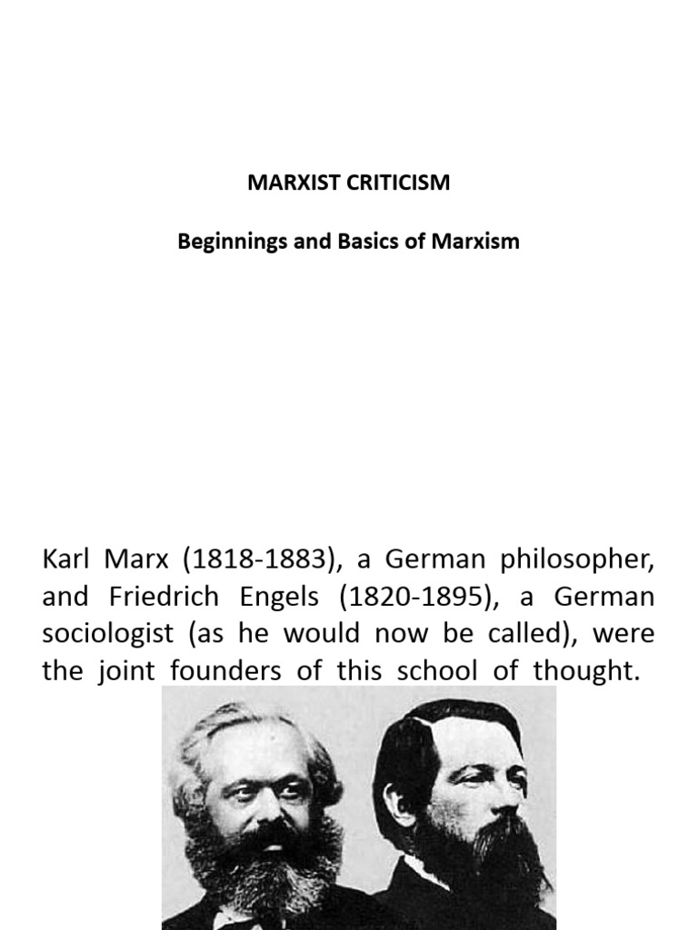 11-Marxist Criticism | PDF | Politics | History