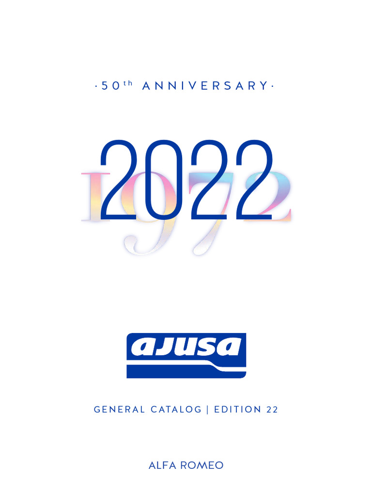 Alfa Romeo Ajusa Catalog 2023 | PDF