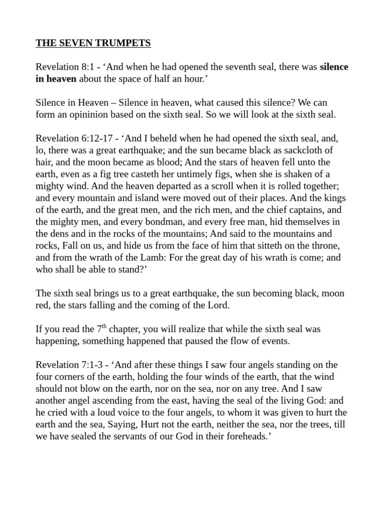 The Seven Trumpets | PDF