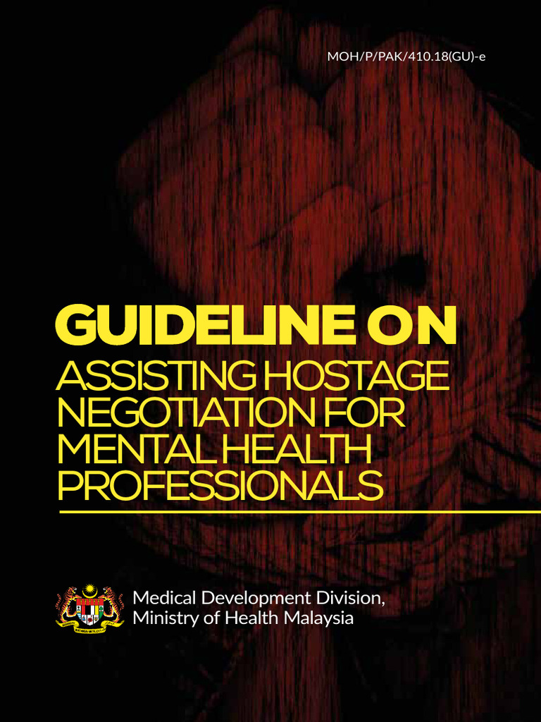 Guideline On Assisting Hostage Negotiation For Mental Health ...