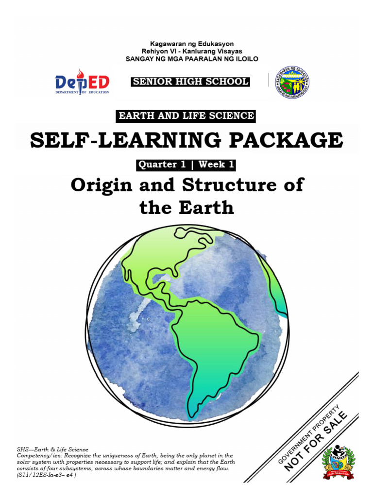 Core Els q1w1 1 Edited | PDF | Science & Mathematics