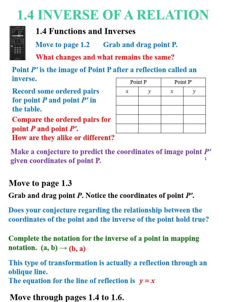 Inverses & Functions Explained | PDF | Function (Mathematics) | Functions And Mappings