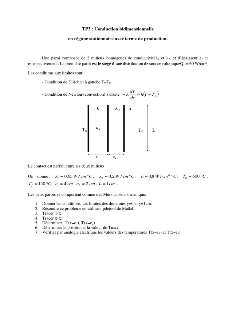 TP - 3 - Conduction 2D Dun Milieu Vif | PDF | Méthodes et références ...