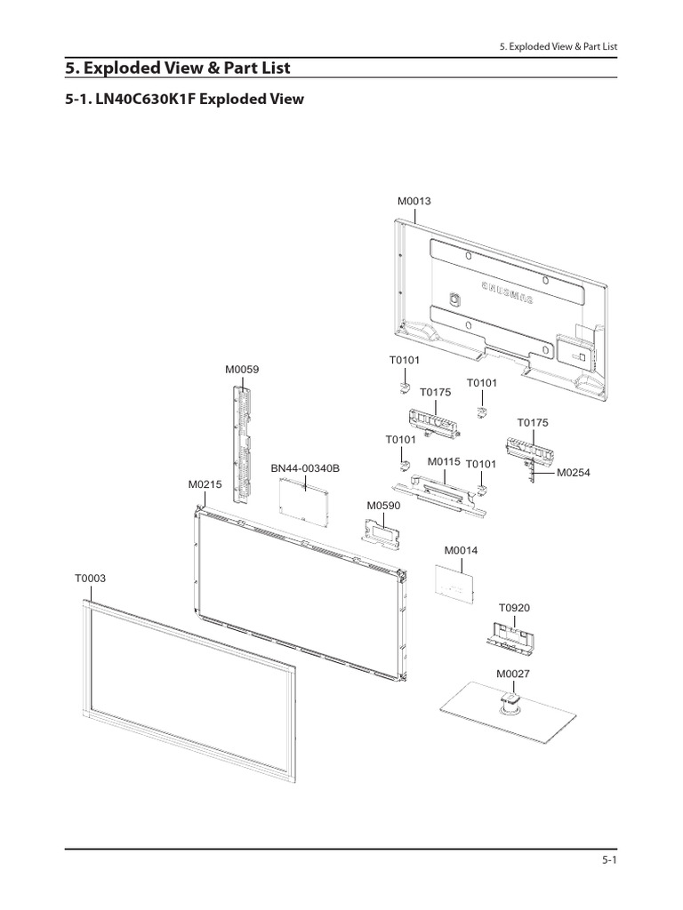05 Exploded View LC6M-LC630K1F | PDF | Electricity | Electrical Engineering
