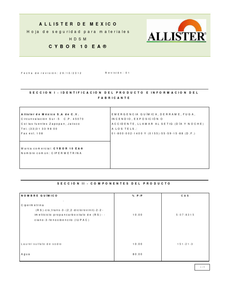 Cybor 10 EA HDS | PDF