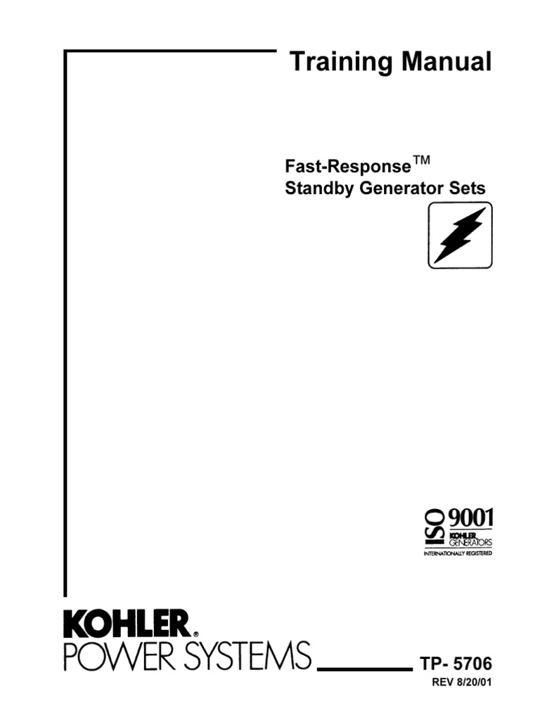 Tp5706 Fast Response Generator Training Manual | PDF | Electric ...