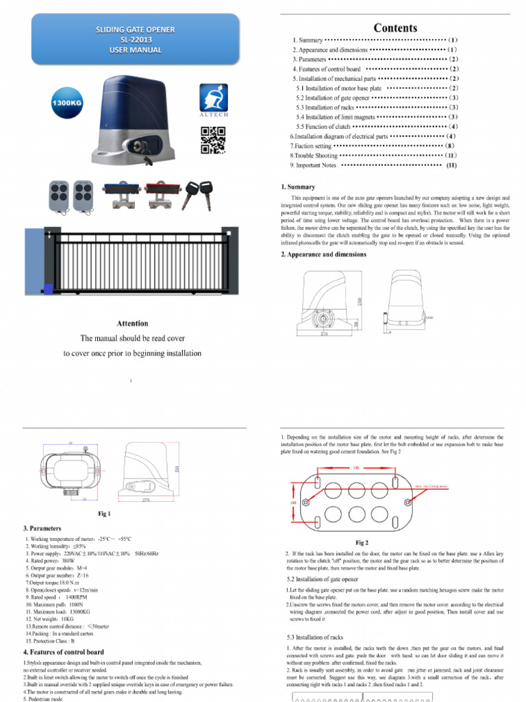 SL 22013M EGB 02 User Manual 2021 | PDF