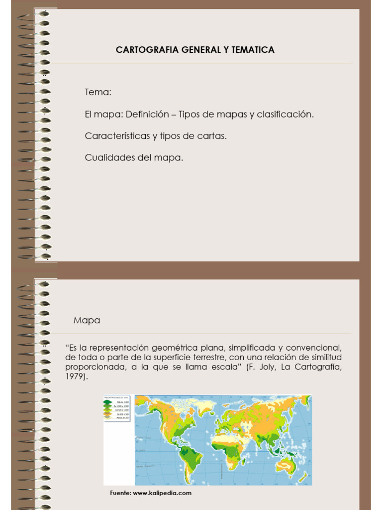 Clase 2 - Mapa - Tipos y Cualidades | PDF | Métodos y materiales de ...